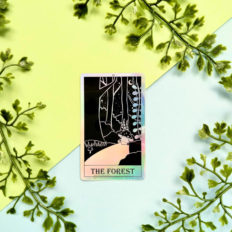 04. Holographic "The Forest" Tarot Card Stickers – Hitotsu World LLC